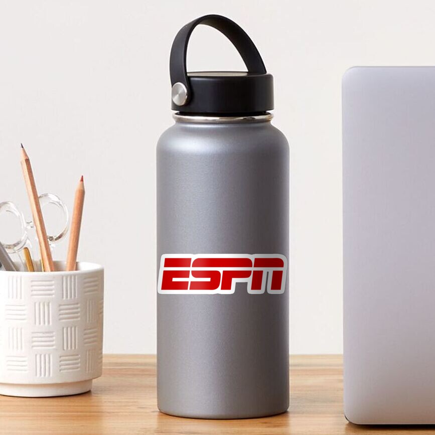 "ESPN - LOGO" Sticker by MichaelMartin89 | Redbubble