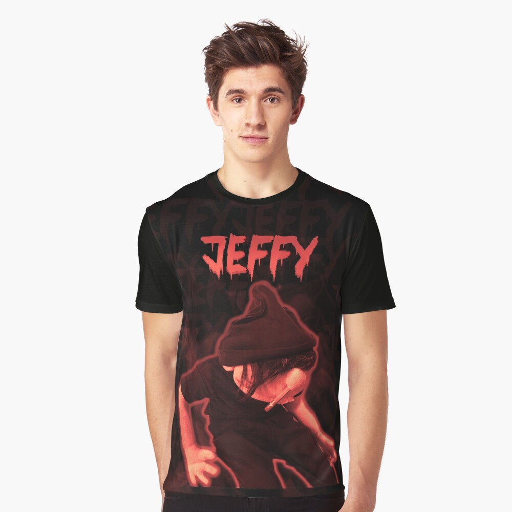 "DARK JEFFY" T-shirt for Sale by thiscub | Redbubble | supermariologan ...