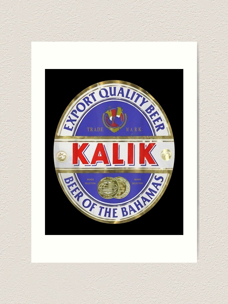 "Kalik - Drink Beer Logo" Art Print for Sale by FOIF | Redbubble
