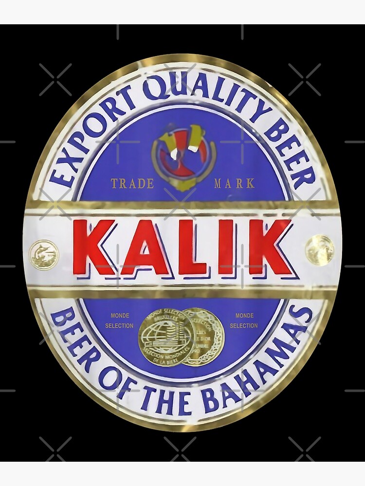 "Kalik - Drink Beer Logo" Art Print for Sale by FOIF | Redbubble