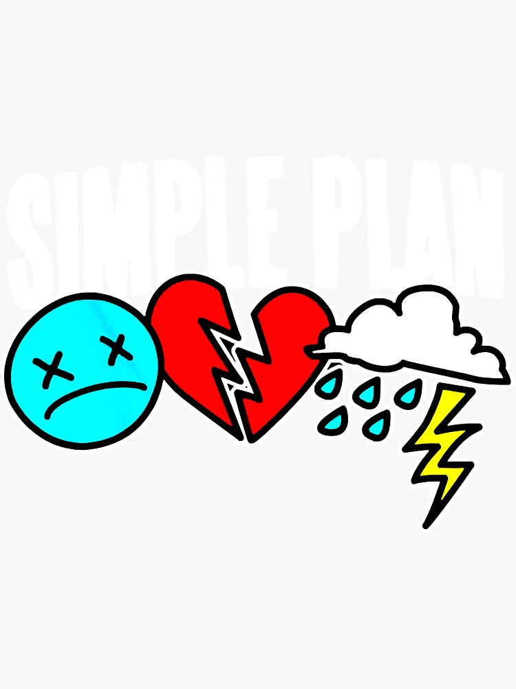 "Best Simple plan band logo,genre rock favorite" Sticker by PaulCruz7 ...