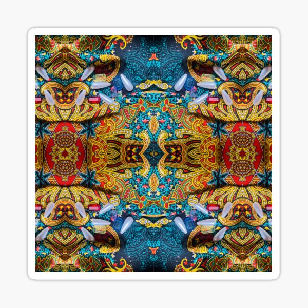 "Mozaik reverence " Sticker by Jestersmile | Redbubble