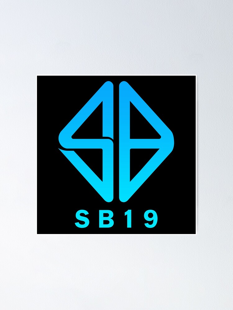 "SB19 PPOP BLUE LOGO" Poster for Sale by Jayem30 | Redbubble