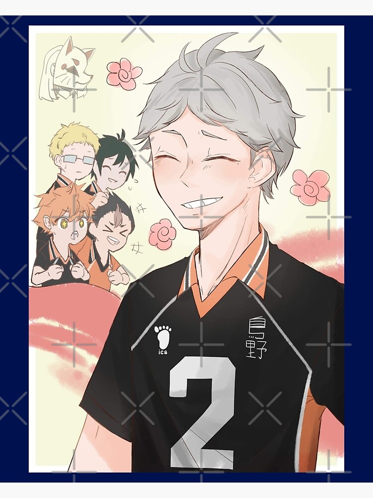 Póster «Sugawara Koushi 13 Haikyuu Anime, Graphics Japan Anime Haikyuu ...