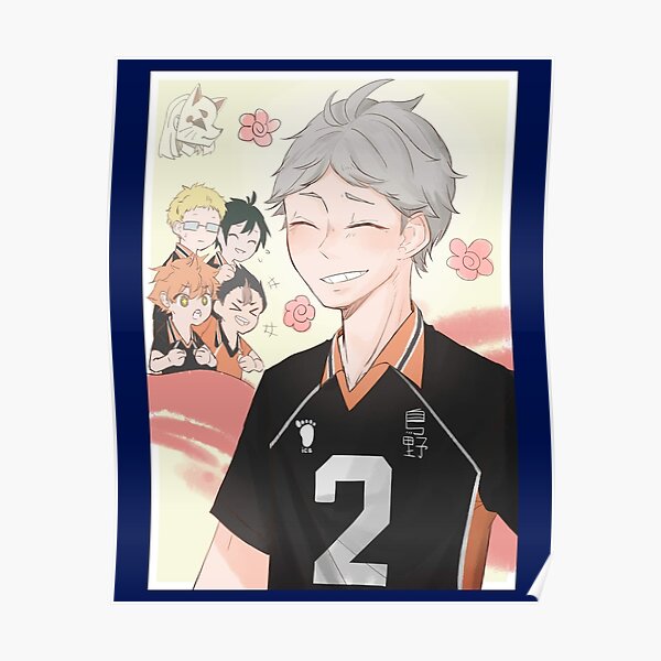 Póster «Sugawara Koushi 13 Haikyuu Anime, Graphics Japan Anime Haikyuu ...