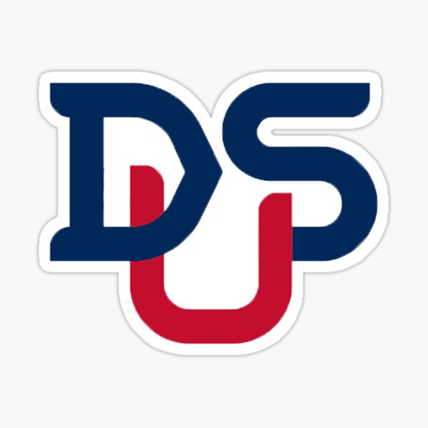 "DSU Letters Sticker" Sticker for Sale by AraHerzog | Redbubble