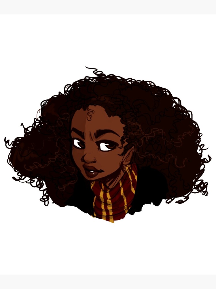 "Black Wizard Girl Cartoon " Art Print for Sale by BaileySawer | Redbubble