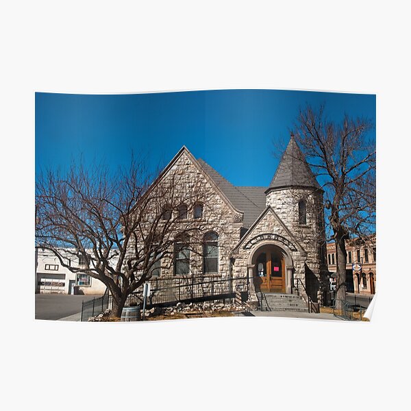 "The Dillon Public Library, Dillon, Montana, USA" Poster by mtbearded1 ...