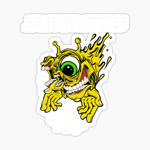 "Subtronics Classic" Sticker by GRABLEFLOSSIE | Redbubble