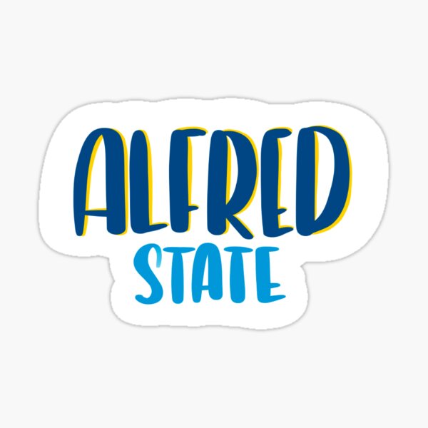 "Alfred state university" Sticker for Sale by AutumnNady9702 | Redbubble
