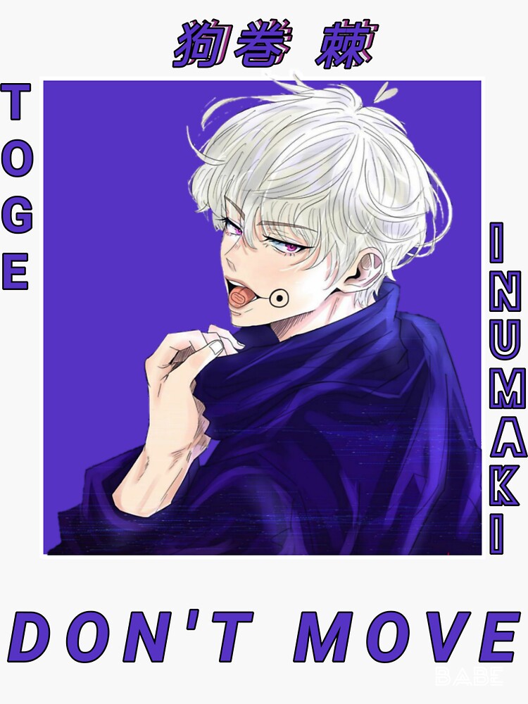 "toge inumaki " Sticker by setiawanari | Redbubble