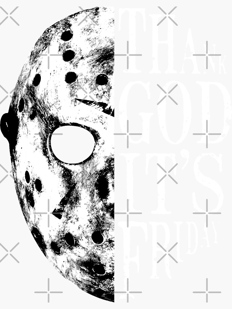 "Thank Got Its Friday 13th Jason Horror Movie Film Cinema Mens Womens ...
