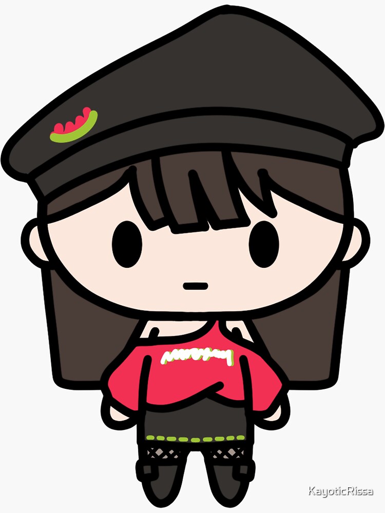 "smol Fashion Rissa" Sticker by KayoticRissa | Redbubble