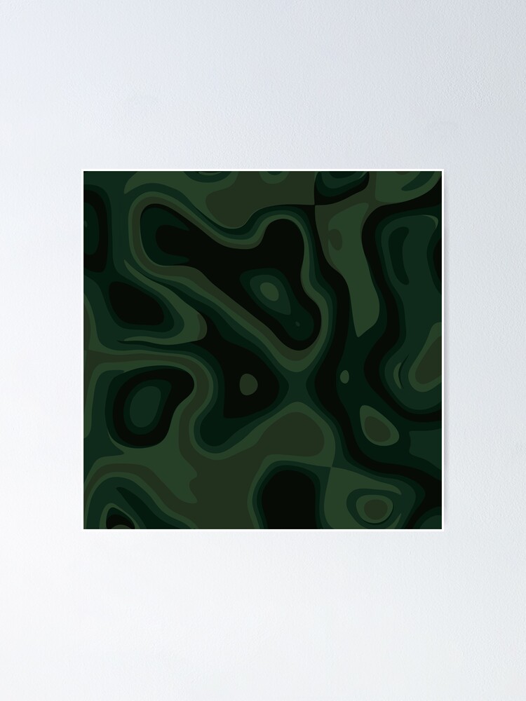 ""Lonely Forest" wavy color palette" Poster for Sale by rodentpad ...