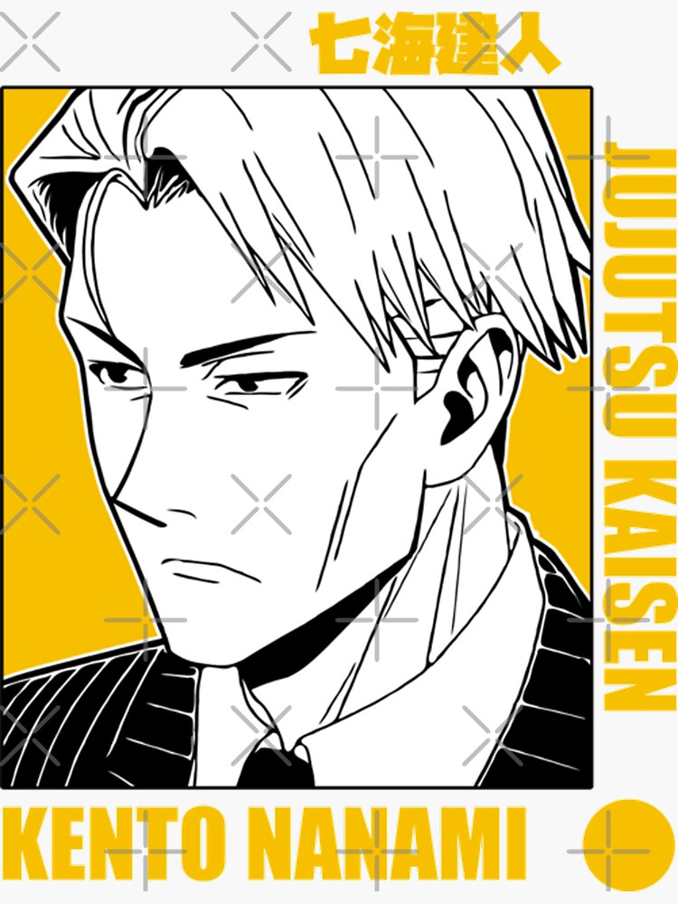 "Kento Nanami" Sticker for Sale by GiselleVelas | Redbubble