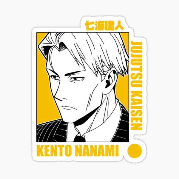 "Kento Nanami" Sticker for Sale by GiselleVelas | Redbubble
