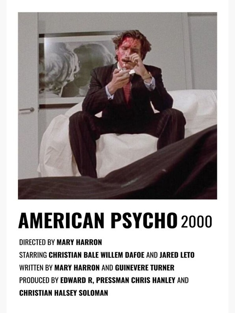 "american psycho" Sticker by lisfestyle | Redbubble