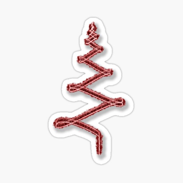 "Abstract Minimalist Light Streak Christmas Tree in Red on Black ...