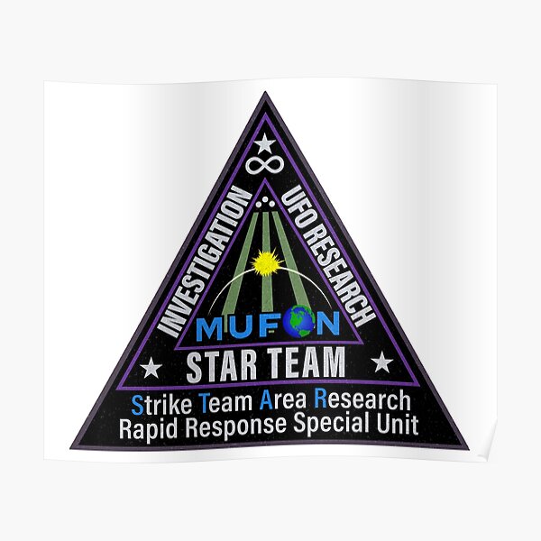 Póster «Emblema del equipo estrella de MUFON (mutual UFO Network)» de ...
