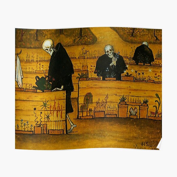 "Hugo Simberg The Garden of Death" Poster for Sale by Wirla | Redbubble