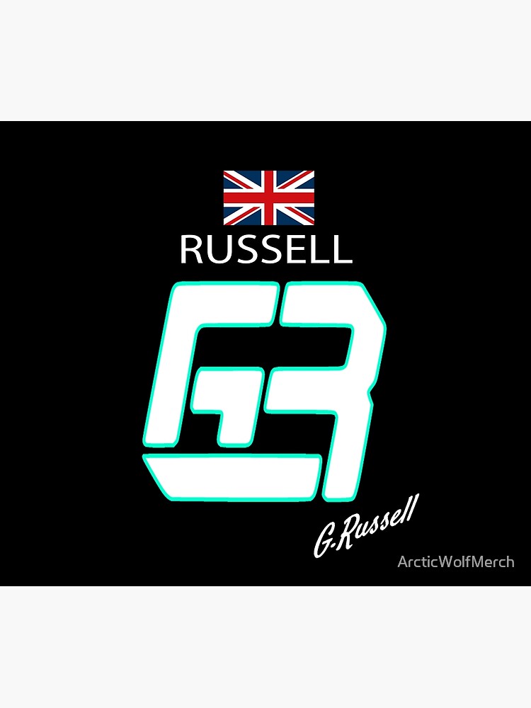 "George Russell Signature British Edition " Poster by ArcticWolfMerch ...
