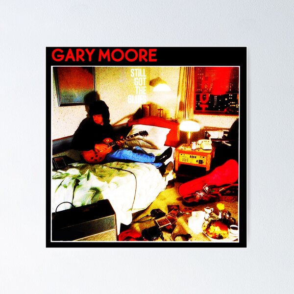 "Gary Moore - Logo Poster" Poster for Sale by ashawell | Redbubble