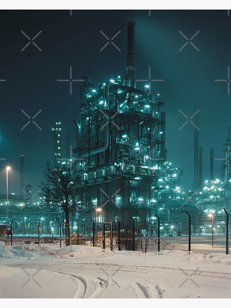 "Winter Refinery" Sticker by IVTtech | Redbubble