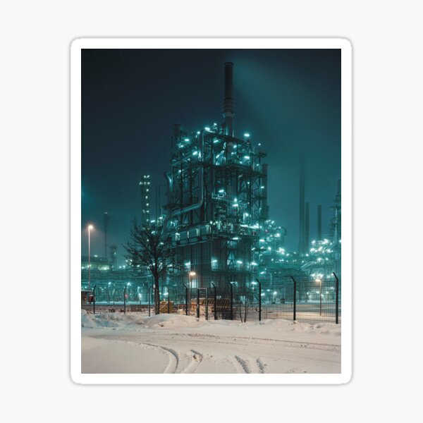 "Winter Refinery" Sticker by IVTtech | Redbubble