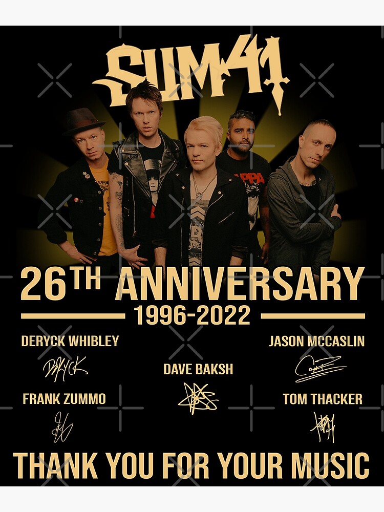 Póster «26 Aniversario 1996-2022 Gracias por las firmas de recuerdos ...