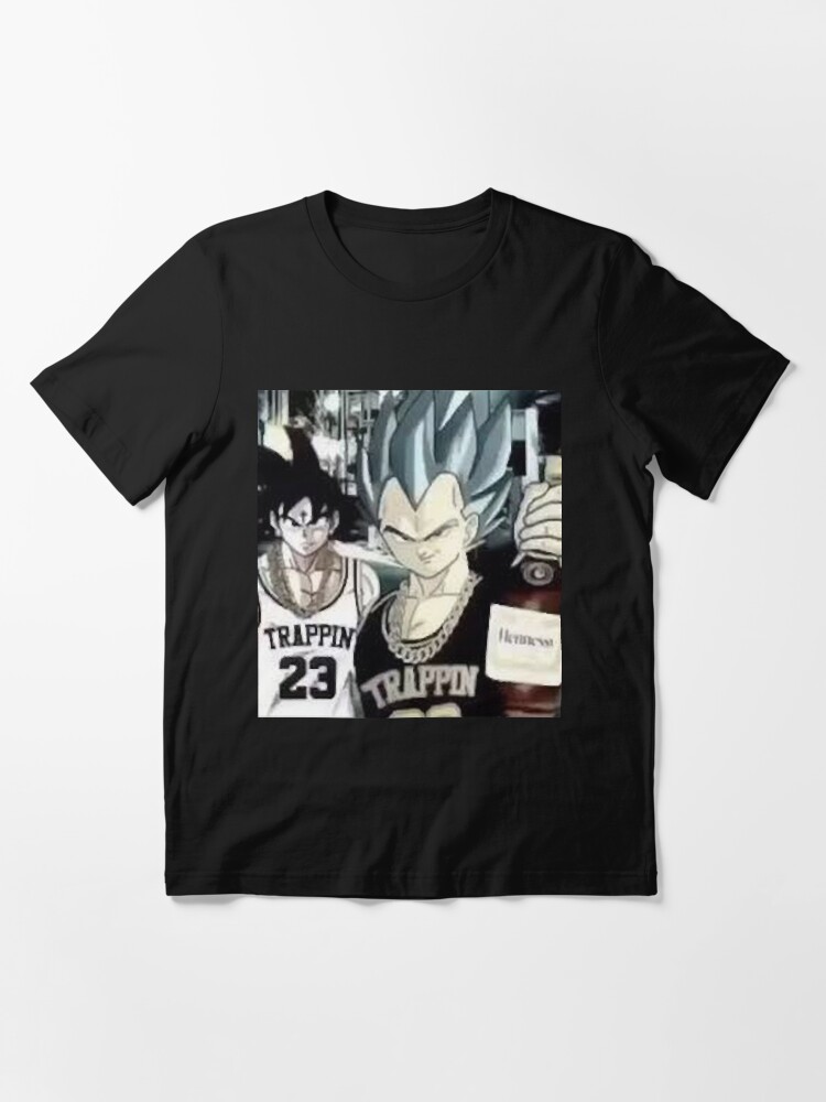 "Goku and Vegeta Trappin Classic TShirt2282 Essential T-Shirt ...