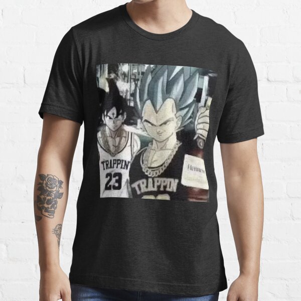 "Goku and Vegeta Trappin Classic TShirt2282 Essential T-Shirt ...