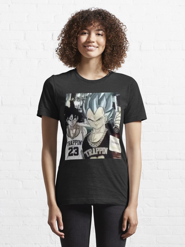 "Goku and Vegeta Trappin Classic TShirt2282 Essential T-Shirt ...