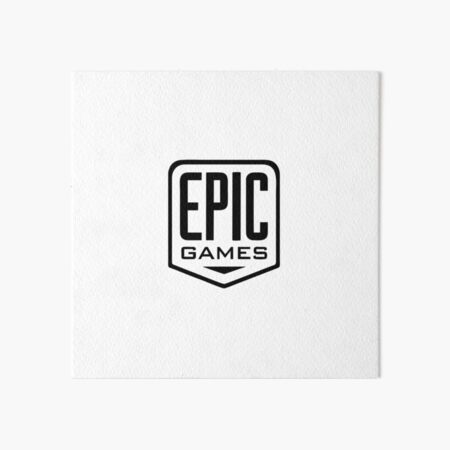 "Epic Games - LOGO" Art Board Print by JamesPoole710 | Redbubble