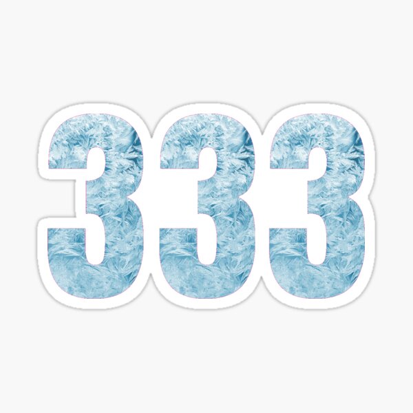 "333 Angel Number,angel numbers" Sticker by pallemanu | Redbubble