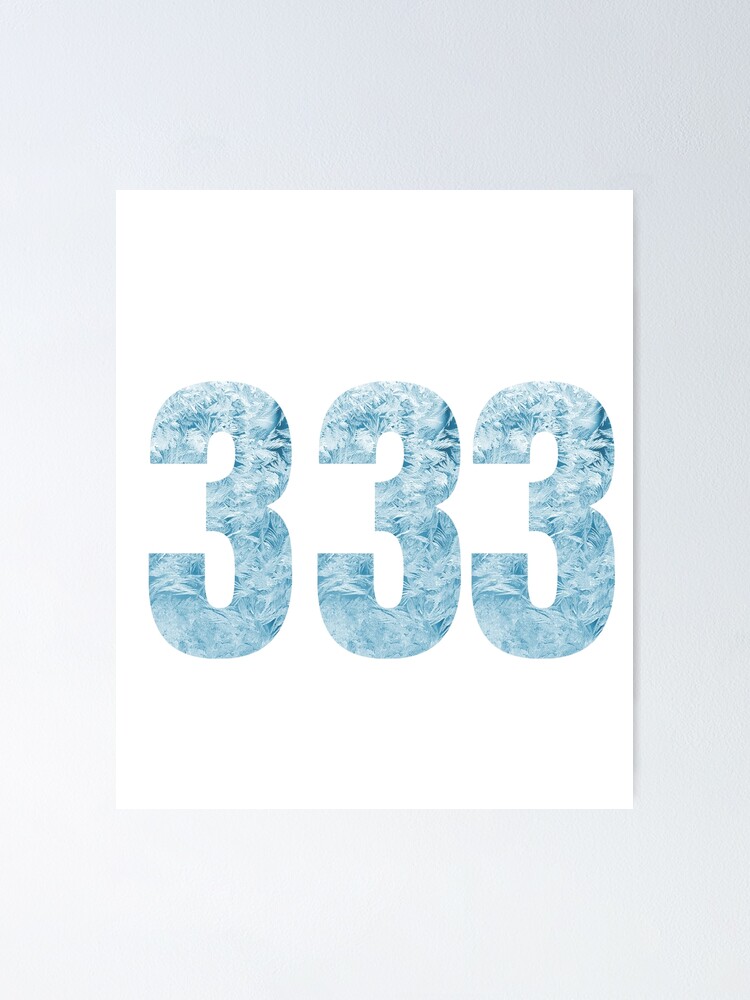 "333 Angel Number,angel numbers" Poster by pallemanu | Redbubble
