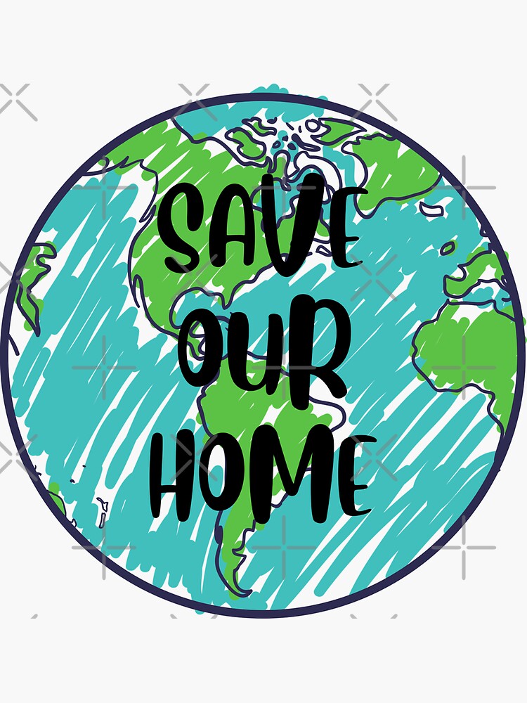 "Save mother earth " Sticker by Yeamie-Boutique | Redbubble