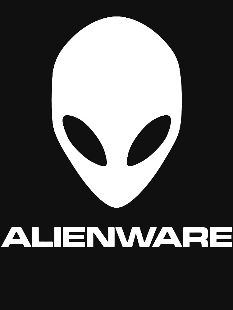 "Alienware dell gaming logo white essential t shirt" T-shirt by ...