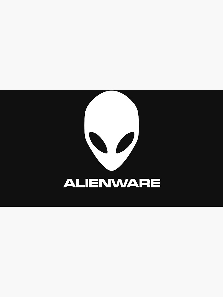 "Alienware dell gaming logo white essential t shirt" Mouse Pad for Sale ...