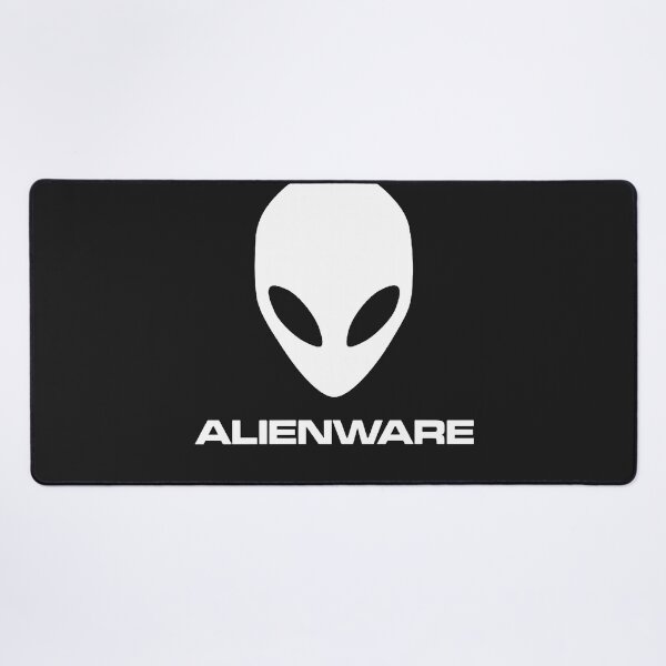 "Alienware dell gaming logo white essential t shirt" Mouse Pad for Sale ...