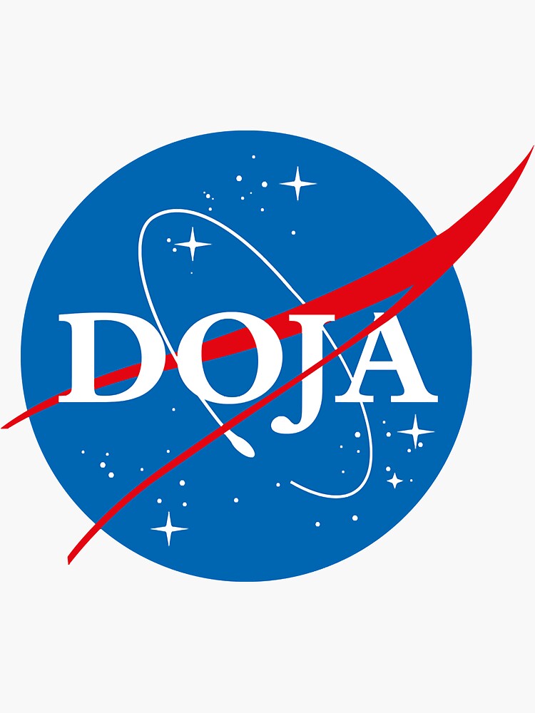 "DOJA - Nasa logo Classic T-Shirt" Sticker by JESSICACUN63 | Redbubble