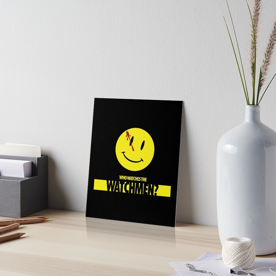 "Watchmen Smiley Face" Art Board Print for Sale by KilianMiranda ...