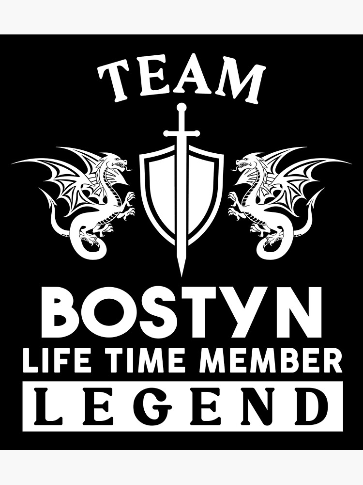 Póster «Camiseta con el nombre de Bostyn - Camiseta con el artículo de ...