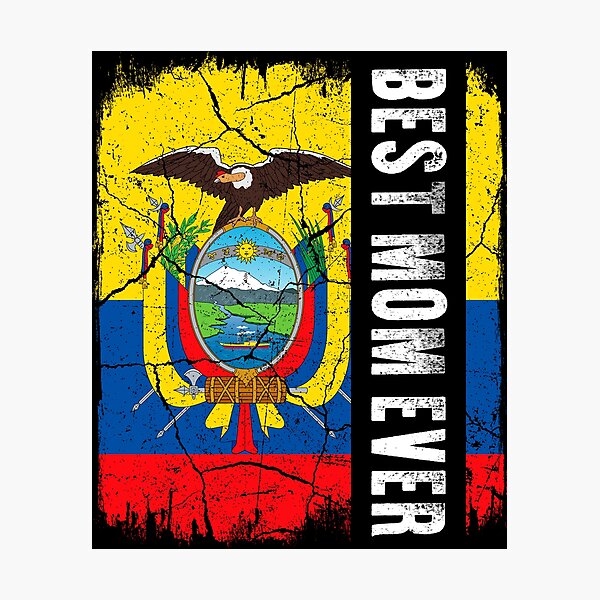 Lámina fotográfica «La mejor mamá ecuatoriana de todos los tiempos ...