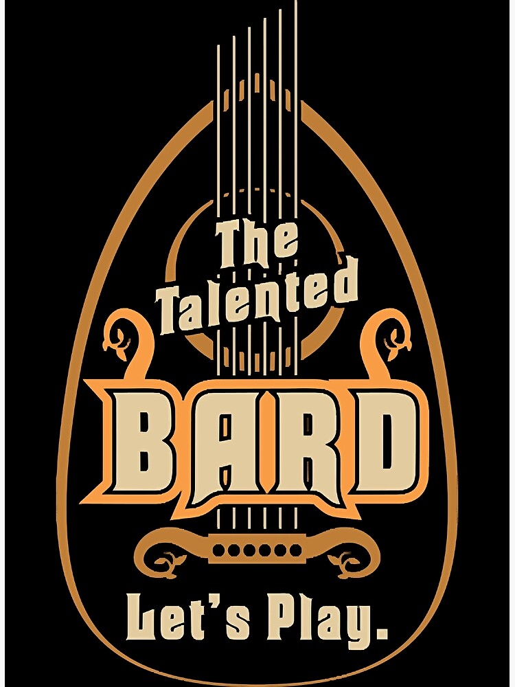 "Dungeons & Dragons Bard Class " Poster for Sale by DanielleR51408 ...