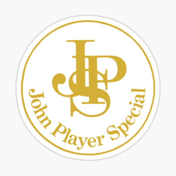 "JPS John Player Spacial Logo Merchandise " Sticker by Mokshagn | Redbubble