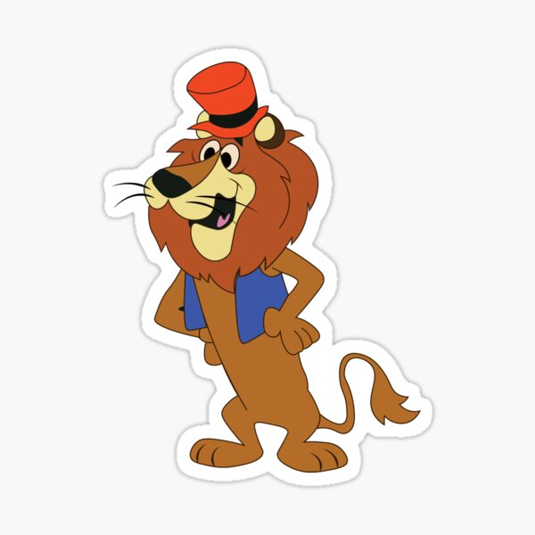 "Lippy the lion" Sticker for Sale by mixtape80 | Redbubble
