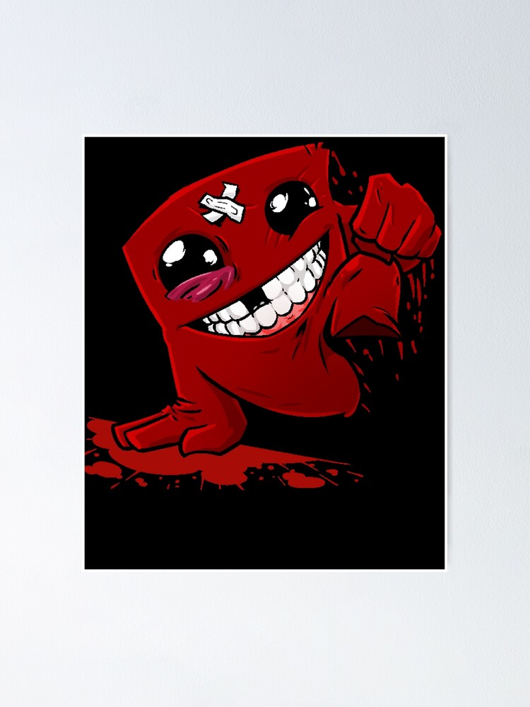 "Happy Super Meat Boy " Poster for Sale by AlanGargate | Redbubble