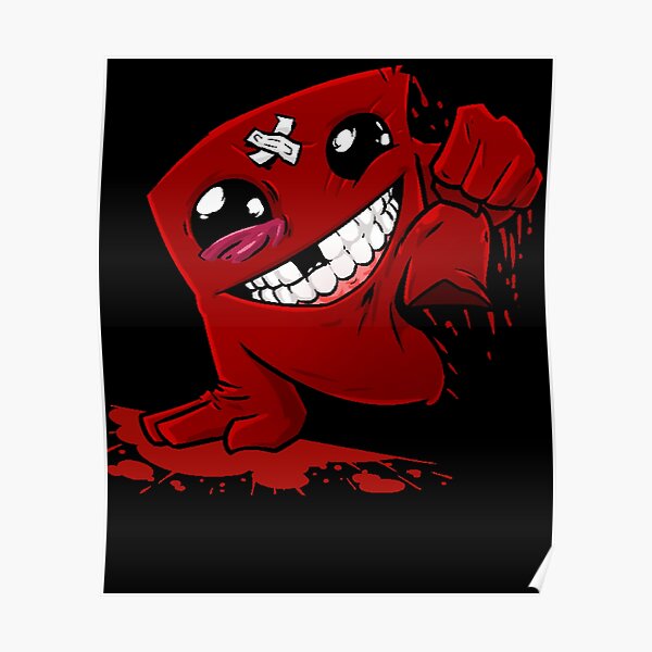"Happy Super Meat Boy " Poster for Sale by AlanGargate | Redbubble