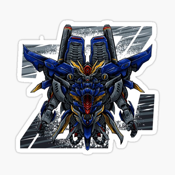 "Gundam Cool Robots" Sticker by tzeanareola | Redbubble