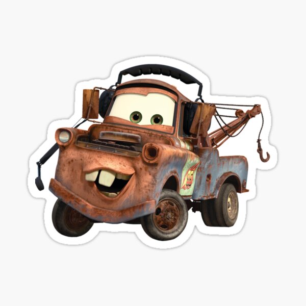 "smile with mater " Sticker for Sale by PiPews | Redbubble